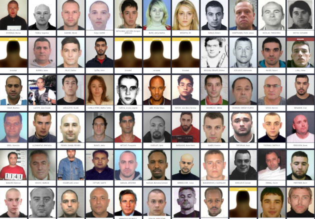 Europol has released a grisly Advent calendar of their most wanted ...