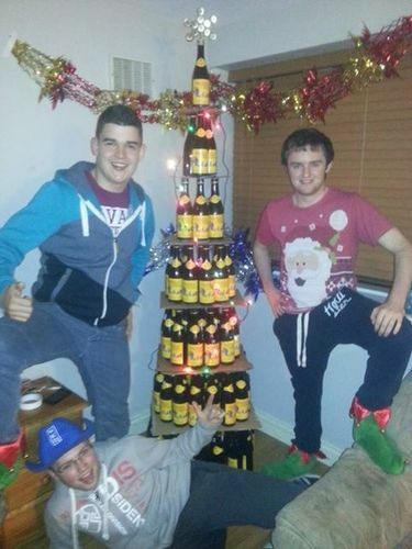 This massive Buckfast Christmas tree is nothing short of majestic