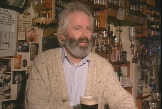 An Irish baby supping a pint on Nationwide in 1997 has become a phenomenon