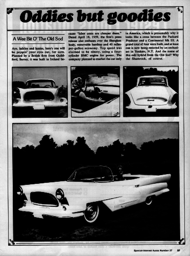 The Shamrock Car might just be the rarest Irish-made car of all time