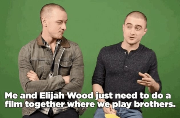 A complete history of Daniel Radcliffe and Elijah Wood looking the ...