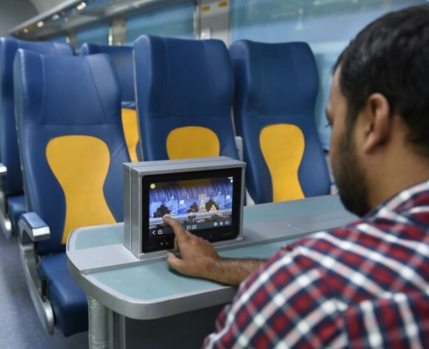 Reclining seats and 'in-rail entertainment': India gets new luxury train