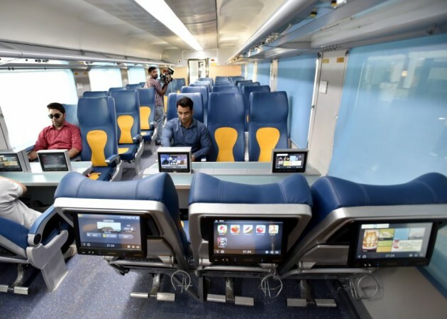 Reclining seats and 'in-rail entertainment': India gets new luxury train