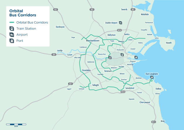 These are the planned routes for the new 'Bus Rapid Transit' network in ...