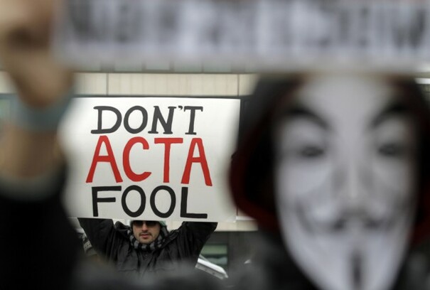 In pictures: Anti-ACTA protests held across Europe · TheJournal.ie