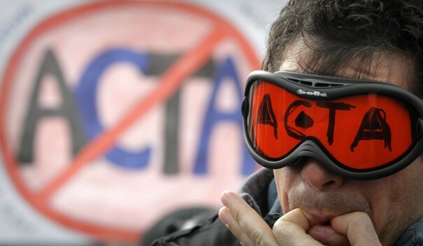 In pictures: Anti-ACTA protests held across Europe · TheJournal.ie