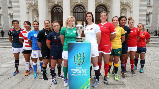 Michael D Higgins dropped into the women's rugby team ahead of their ...