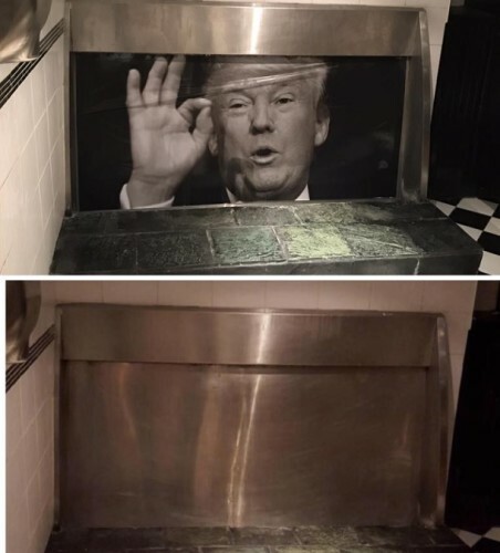 That iconic poster of Donald Trump in a Dublin pub's urinal has been ...