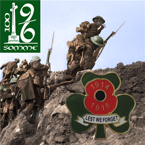 Leo Varadkar was wearing a 'shamrock poppy' in the Dáil today