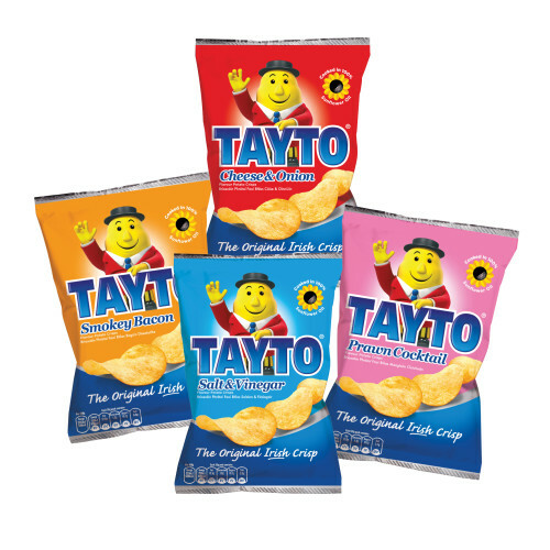 From now on, bags of Tayto will feature the flavour as Gaeilge