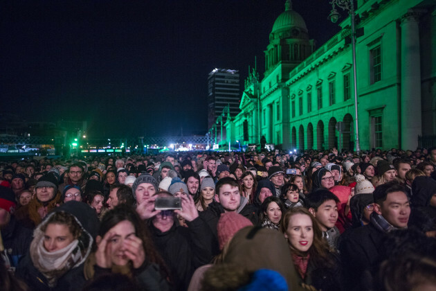 PICTURES: Dublin was lit up last night as the city rang in the New Year