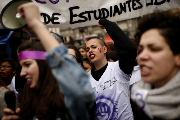 'Unacceptable sexist behaviour': Spanish women stage unprecedented ...
