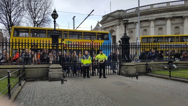 Trinity students occupy building and block entrances in protest against ...