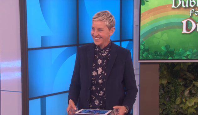 The Ellen Show's competition to win a trip to Ireland was pretty mortifying