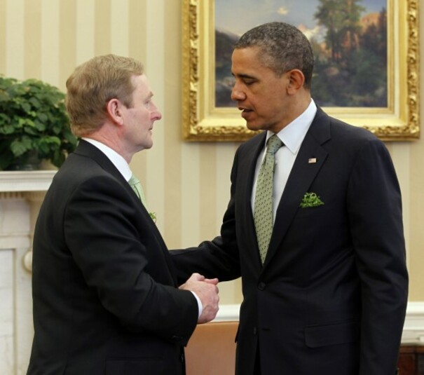 In pictures: Taoiseach visits White House as Obama pledges Irish return