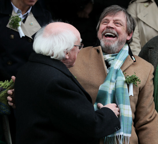 Just 9 pictures of Michael D. Higgins having a ball on St. Patrick's Day