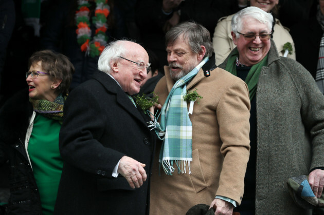 Just 9 pictures of Michael D. Higgins having a ball on St. Patrick's Day