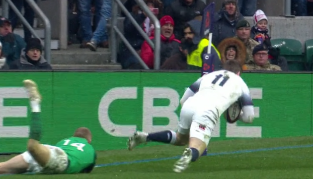 Keith Earls' tap tackle was one of the moments of Ireland's Grand Slam ...