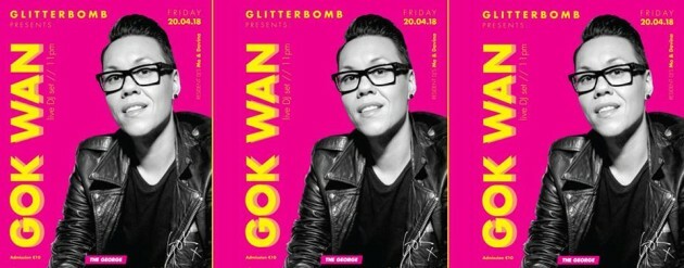 Gok Wan is DJing in the George next week if you fancy a boogie