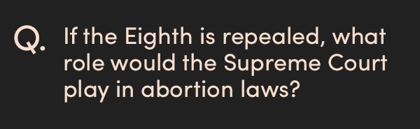 Q&A: The answers to your questions about the Eighth Amendment referendum