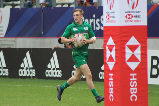 Mark Roche double gives Ireland men landmark win over Australia in Paris 7s