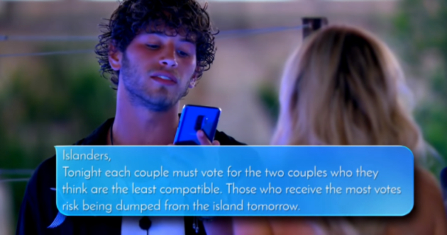 The Love Island contestants just received a text that will undoubtedly ...