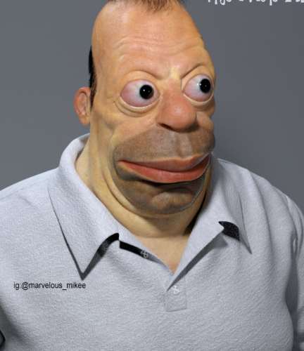 The public is traumatised by an artist's 3D re-imagining of Homer ...