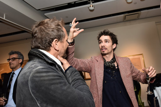 Can we take a moment to appreciate Robert Sheehan's wild fashion sense?