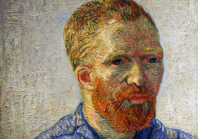 Photograph of blue-eyed Vincent van Gogh is not the Dutch painter but ...