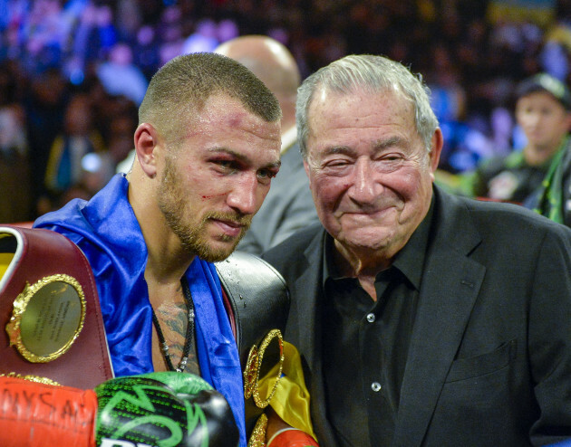 Three-weight world champion Lomachenko unifies lightweight belts with ...