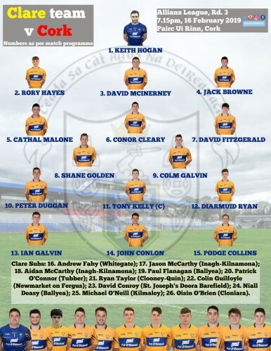 As It Happened: Cork v Clare, National Hurling League Division 1A