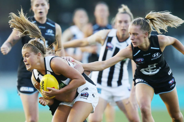 Mayo star Rowe nails difficult kick for first AFLW goal in stunning ...