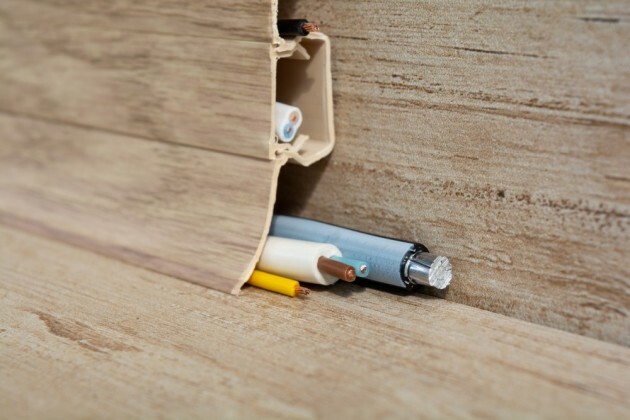 How do I keep the mess of cables and wires in the living room under ...