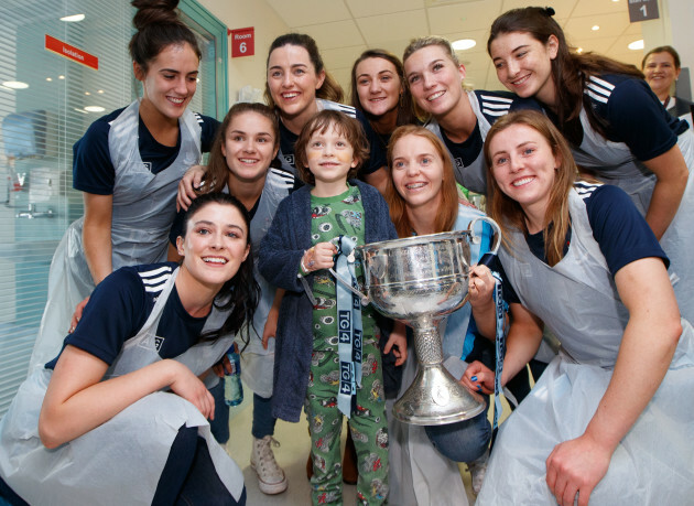 Dublin's All-Ireland heroes visit Crumlin Children's Hospital with the ...