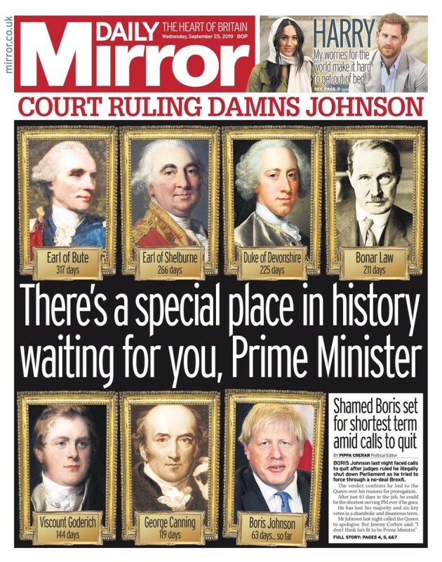 'Who runs Britain?': UK papers divided over Supreme Court ruling as ...