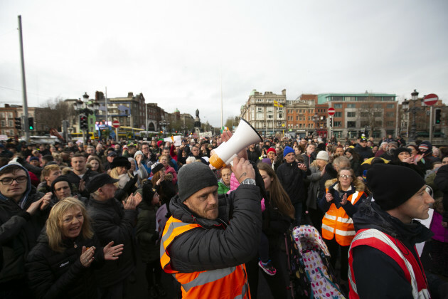 'Shame on Leo': Thousands march through Dublin and Cork against ...