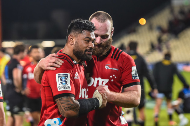 Irish prop Jager gets second consecutive Super Rugby start for Crusaders