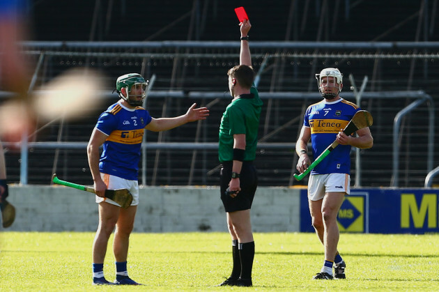 Three red cards shown as Tipperary too strong for Waterford in Thurles