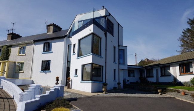 Kerb appeal: Striking €375k townhouse with its own roof terrace in Donegal