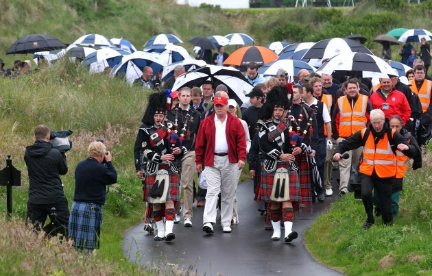 Trump tees off on new golf course in Scotland · The 42