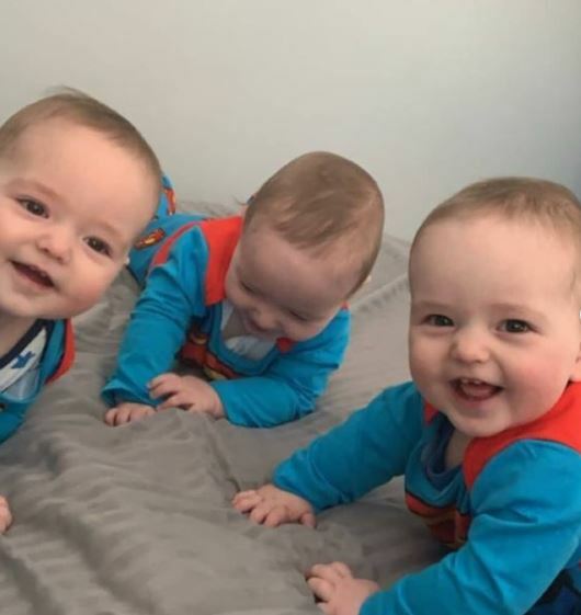 Triple trouble: New Year’s Day triplets celebrate first birthday after ...