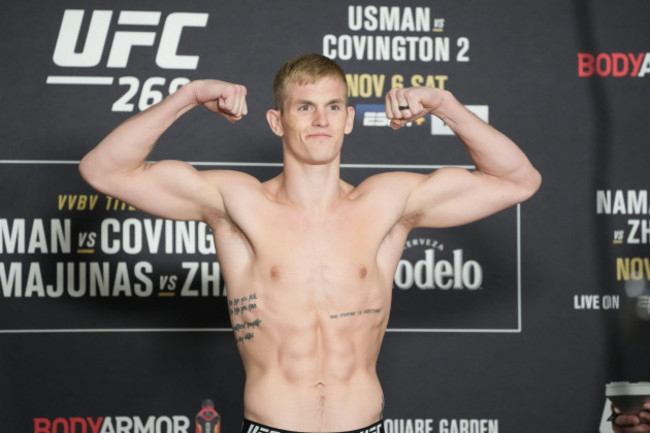 Dublin's Ian Garry makes his UFC debut in Madison Square Garden tonight