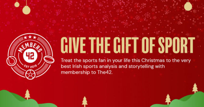 Last-minute buying for a sports fan this Christmas? The42 Membership is ...