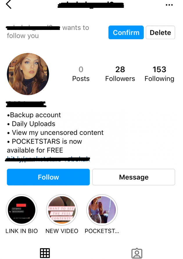Warning of scammers impersonating women on Instagram and posting links ...