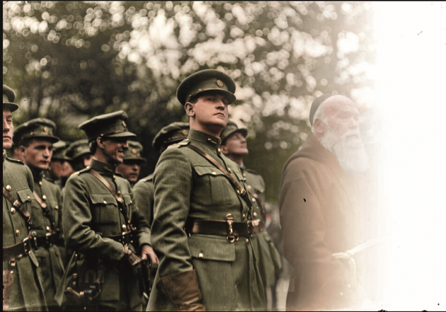 Colourised photographs bring Irish Civil War to life in new way