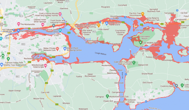 Debunk: No, these maps don't show large areas of Irish cities that ...