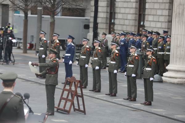 Commemoration takes place outside GPO to mark anniversary of 1916 ...