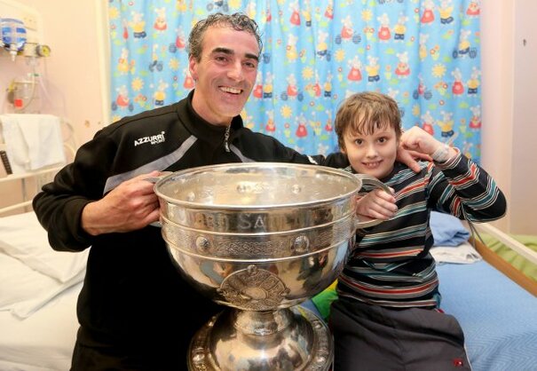 In pictures: Donegal's All-Ireland heroes visit Crumlin Children's Hospital