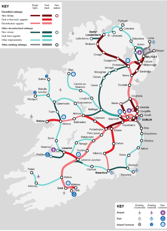 New rail plan for Ireland could double passenger numbers and increase ...