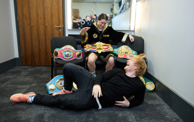 Ed Sheeran's Irish boxing heritage, the blur from ringside, and Katie ...